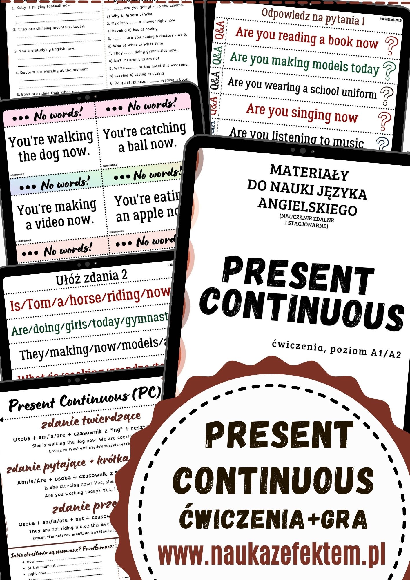 Present Continuous A1 A2