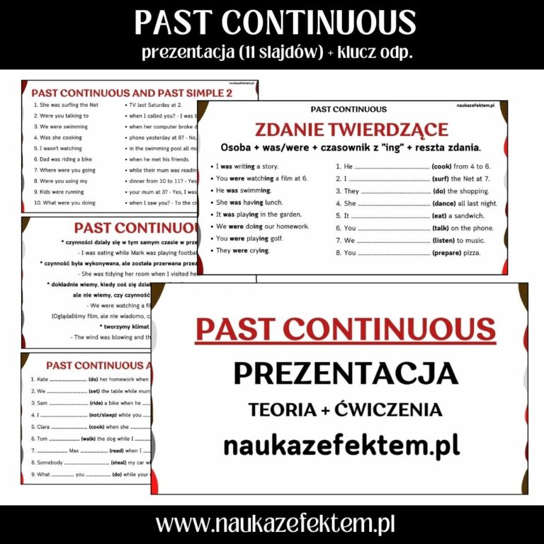 Past Continuous – prezentacja