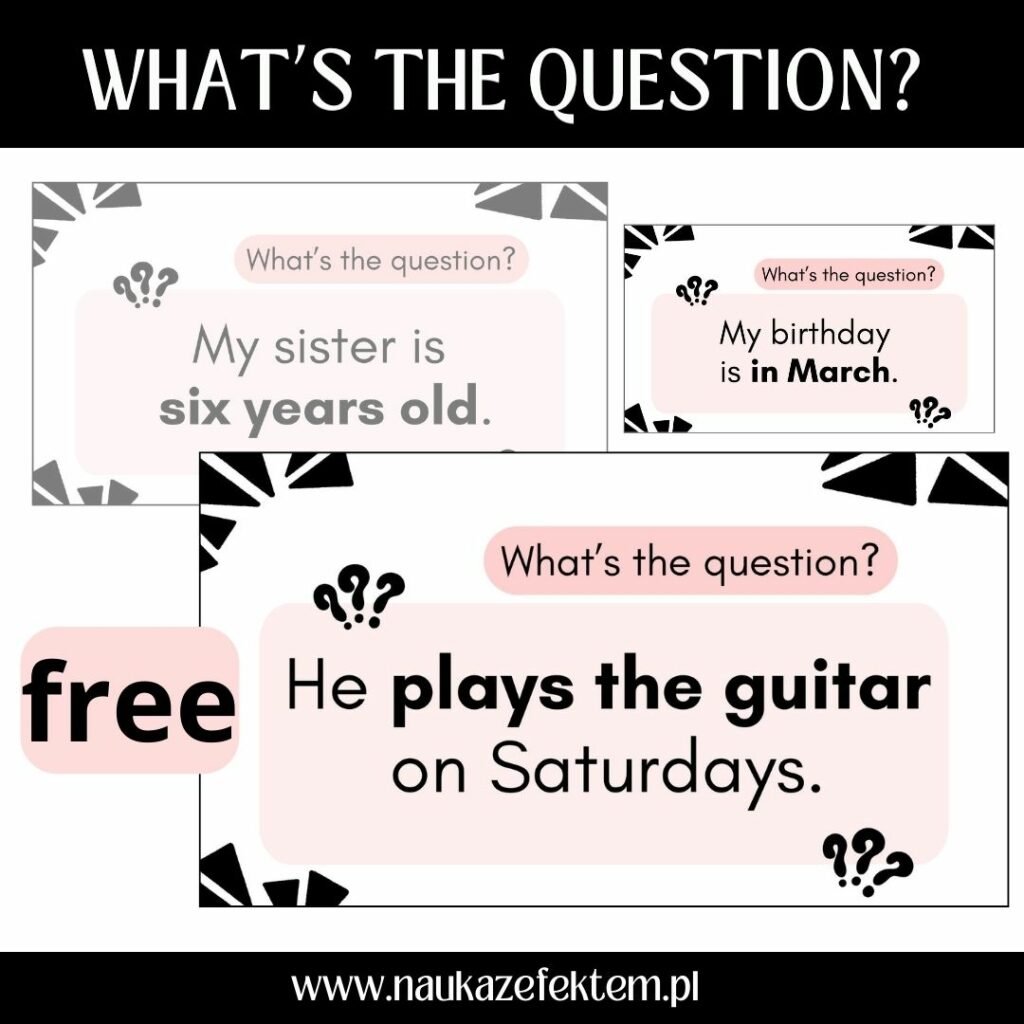 What’s the question PREZENTACJA