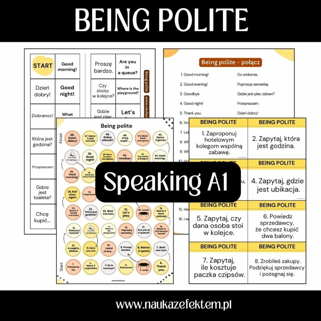 BEING POLITE Speaking A1