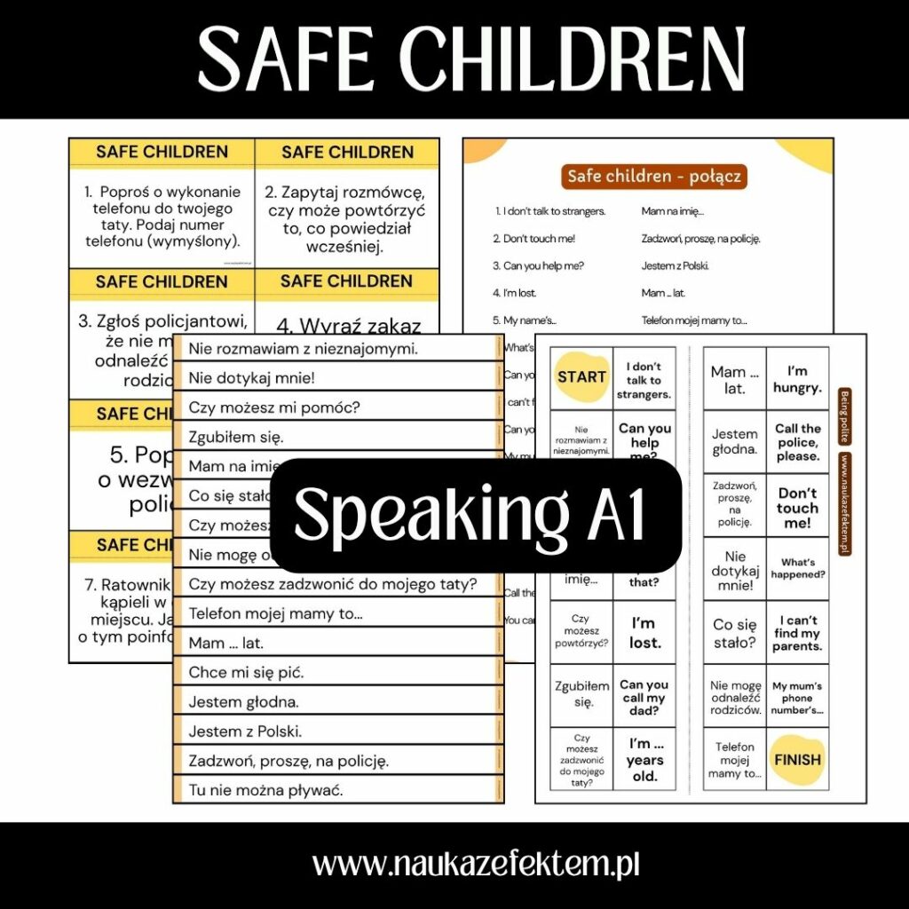 SAFE CHILDREN Speaking A1